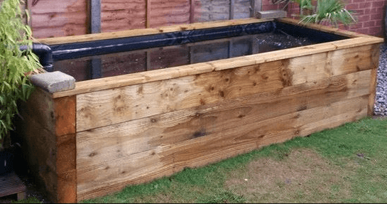 Box-welded pond liners customised to customer requirements