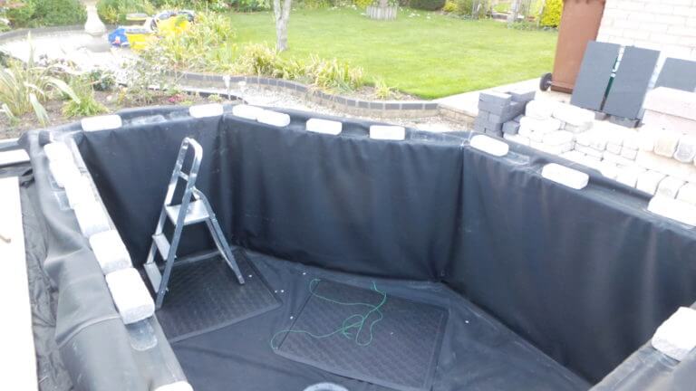 Box-welded pond liners customised to customer requirements